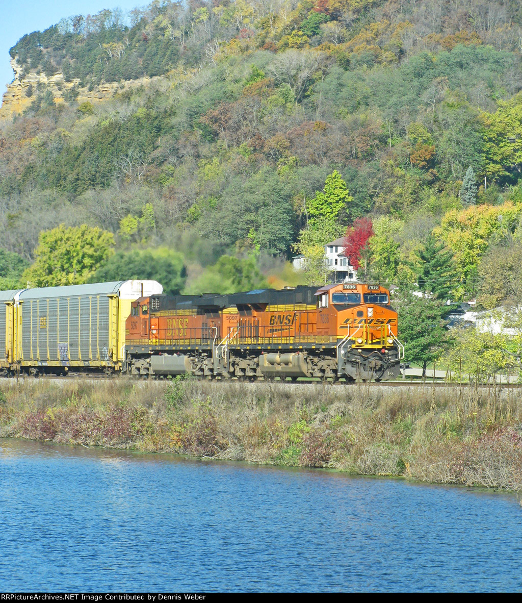 BNSF 7836, BNSF's St.Croix Sub.